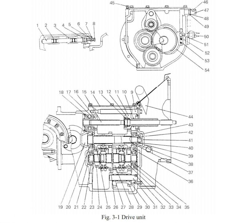 Working principle of forklift transmission and differential